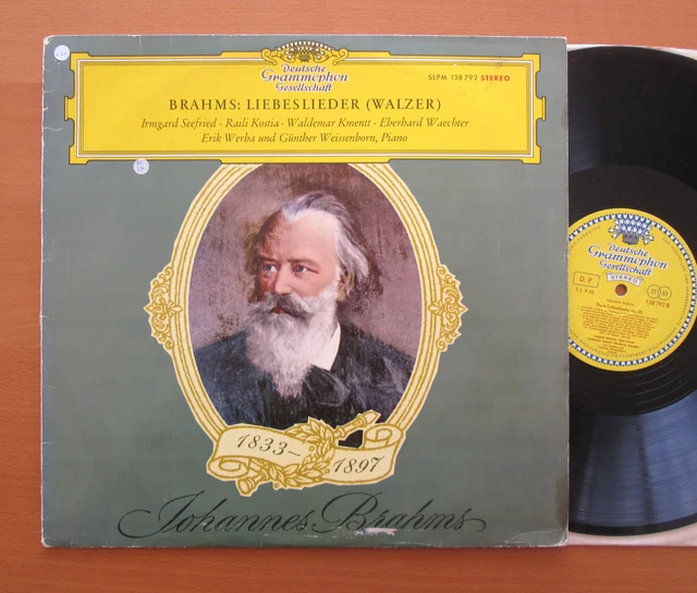 SLPM 138 792 Brahms Liebeslieder Seefried Kostia etc DG RED STEREO ...