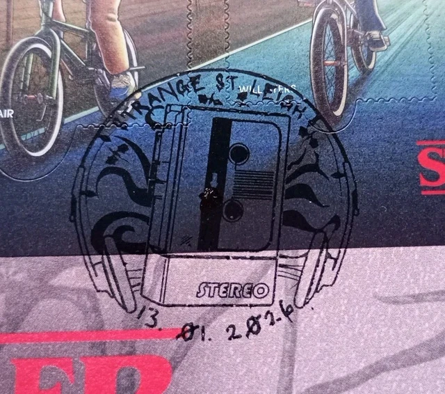 2026 STRANGER THINGS Miniature Sheet Fdc Strange St Leigh Pmk £7.45 ...