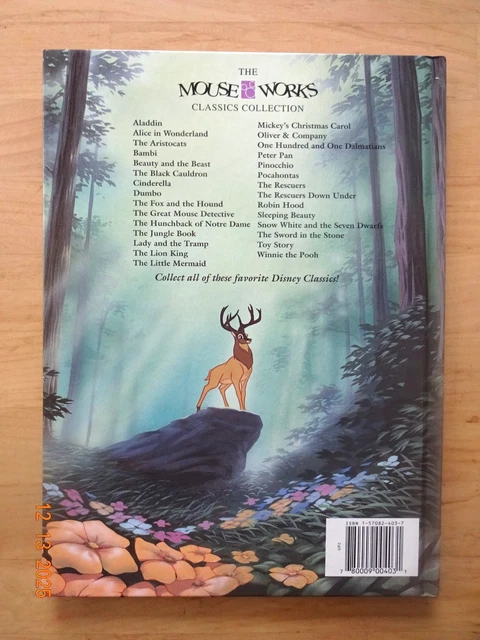 DISNEY'S BAMBI, MOUSE Works, large HC, 1996. 1570824037. NEW. £14.15 ...