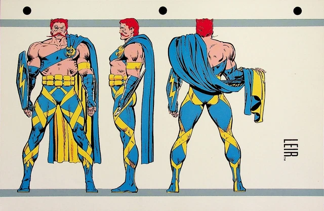 1980'S LEIR VINTAGE Marvel Super Villians/Heroes Biography Print EUR 22 ...