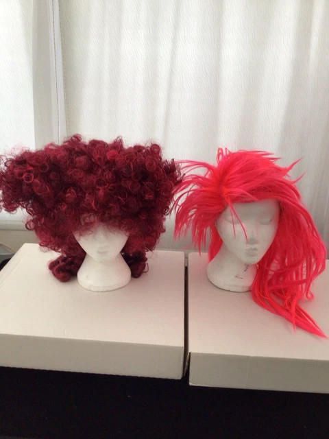 WIGS X 4 For Fun/ dressing up/ photo booths etc £25.00 - PicClick UK