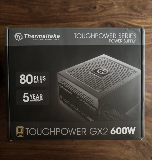 THERMALTAKE TOUGHPOWER GX2 600W 80+ Gold Non-Modular Power Supply All ...