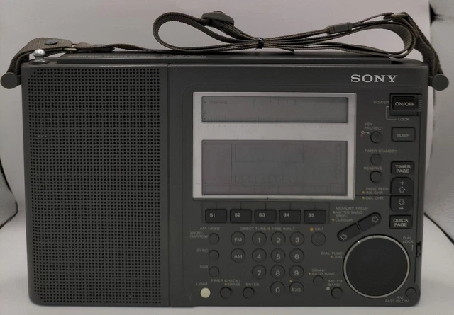 SONY ICF-SW77 WORLD Band Shortwave Receiver Radio FM/AM/LW SSB Function ...
