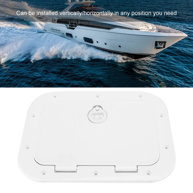 BOAT DECK ACCESS Hatch Detachable Marine Deck Access Lid White ...