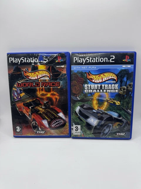 PS2 HOT WHEELS games Bundle world race & stunt track challenge £9.95 ...