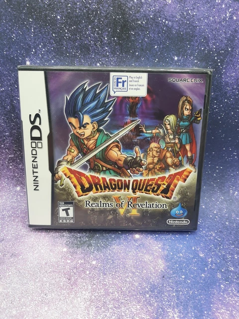 DRAGON QUEST VI: Realms of Revelation Nintendo DS 2011 RARE bilingual ...