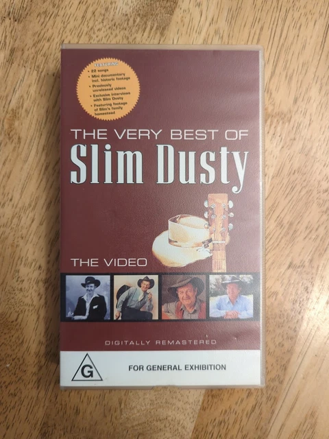 THE VERY BEST Of Slim Dusty The Video VHS Video Cassette Tape PAL ...