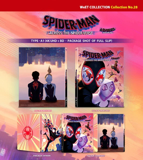 Spider Man Across The Spider Verse [blu Ray] 4k 2d Steelbook Full