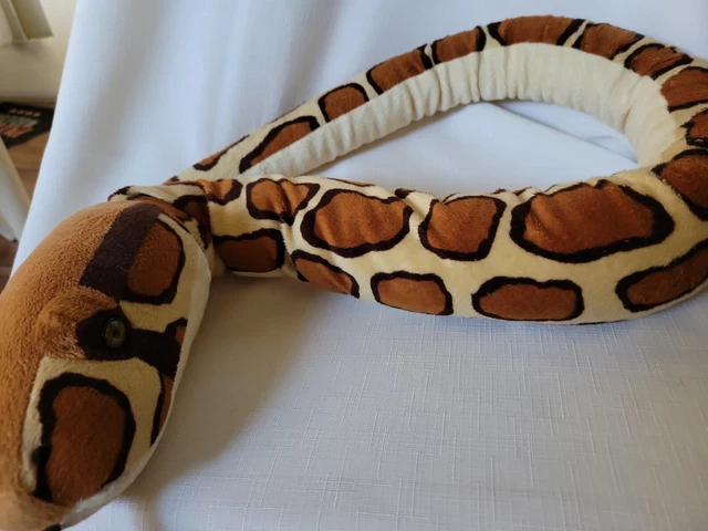 WILD REPUBLIC BURMESE Python Snake Huge Jumbo Plush Stuffed Animal Toy ...