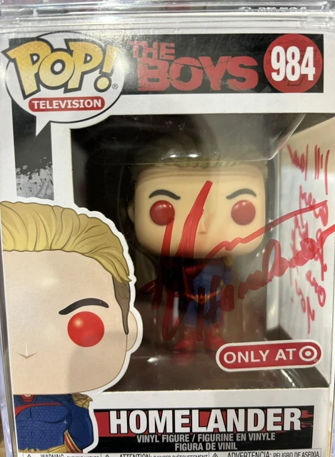 HOMELANDER THE BOYS Signed Funko Pop by Antony Starr £320.00 - PicClick UK