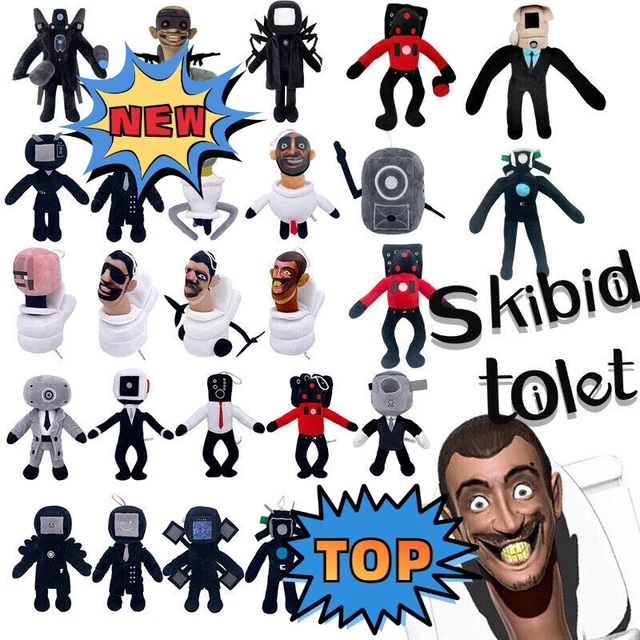 NEW SKIBID TOILET Plush Titan Drillman Plush Toy Gift Collectible for ... NEW SKIBID TOILET Plush Titan Drillman Plush Toy Gift Collectible for ...