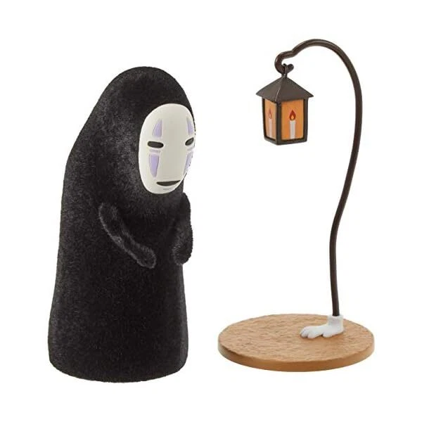 SPIRITED AWAY NO-FACE Kaonashi Nylon fiber Figure Studio Ghibli Doll ...