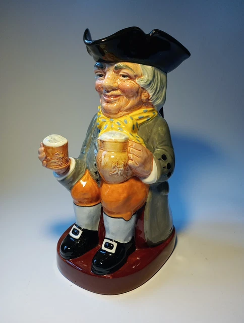 ROYAL DOULTON &HAPPY John" Large Ceramic Character Toby Jug #8321 c1960 ...