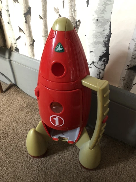 EARLY LEARNING CENTRE, Toddlers Red Rocket Ship Toy. Makes Aounds ...