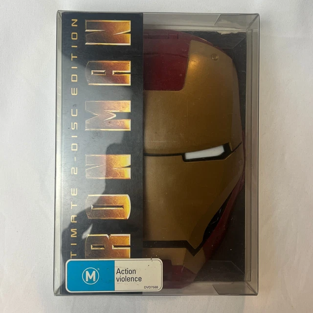 IRON MAN ULTIMATE 2-Disc Edition DVD Set - Exclusive Helmet/Mask Case ...