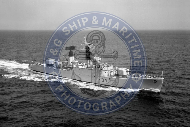 ROYAL NAVY LEOPARD Class Frigate HMS PUMA (F34) - 6x4 (10x15 ...