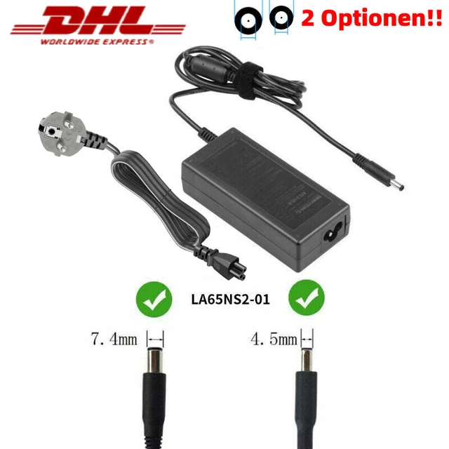 NEU FÜR DELL Laptop Ladegerät Netzteil 65W 19,5V 3,34a LA65NS2-01 Adapter +Kabel EUR 13,99 ...