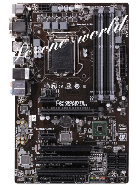 GIGABYTE GA-Z97-HD3 V2.0 Motherboard Intel Z97 LGA 1150 DDR3 DIMM ATX ...