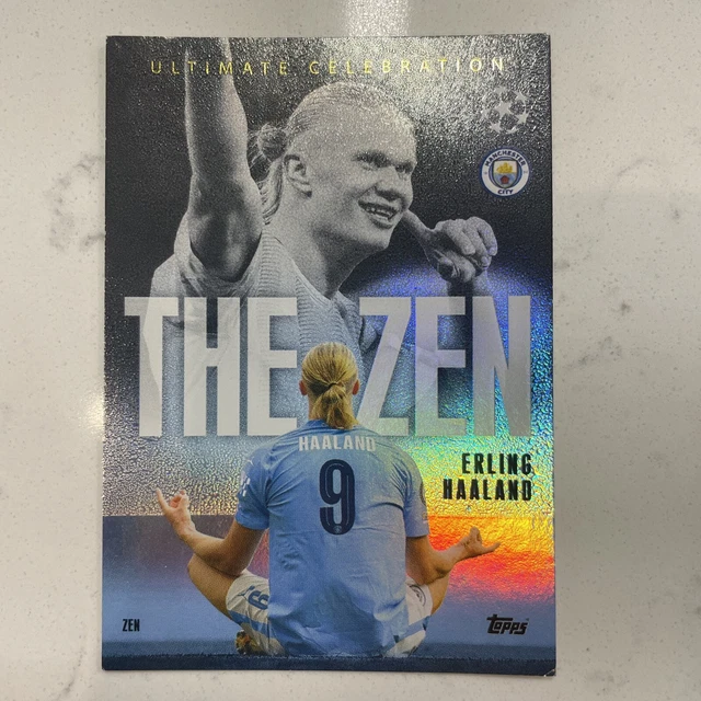 MATCH ATTAX 23/24 Erling Haaland The Zen Ultimate Celebration Card Rare ...