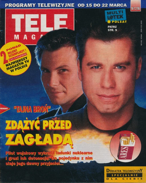 TELE MAGAZYN 96/12 (15/3/96) Travolta Christian Slater Samantha Mathis ...