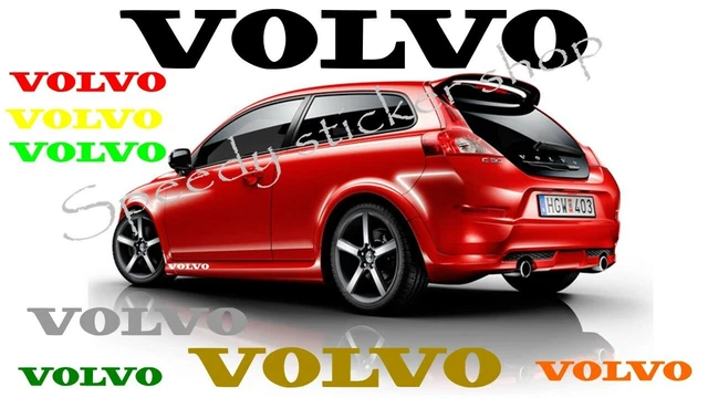 VOLVO CAR STICKERS side decals logo x2 30cm x 3.8cm A318 £6.00 ...