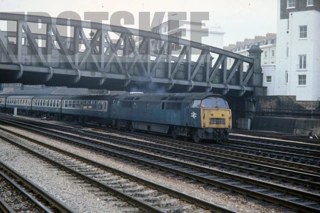 35MM SLIDE BR British Railways Diesel Loco Class 52 D1070 Royal Oak ...