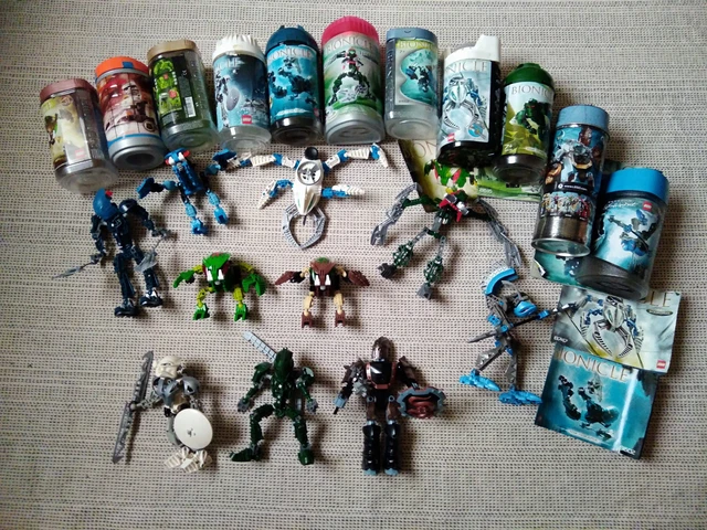 LEGO BIONICLE KNIGHTS Kingdom Figuren Konvolut + Dosen teilweise ...