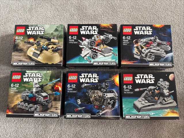 RARE LEGO STAR Wars Microfighters COMPLETE SERIES 1 Full Wave X6 Sets £ ...