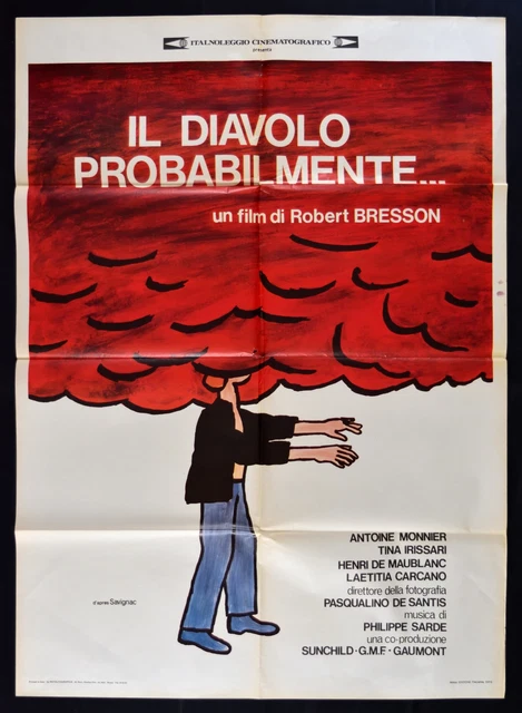 MANIFESTO IL DIABLE Probablement Robert Bresson Moni Irrisari A52 EUR ...