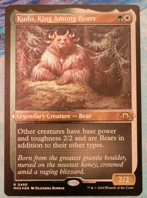 *EN MAIN* KUDO, King Among Bears - FOIL gravé Modern Horizons 3 MH3 ...
