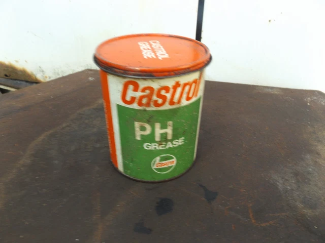 OLD VINTAGE CASTROL PH grease tin rare barn find £6.00 - PicClick UK