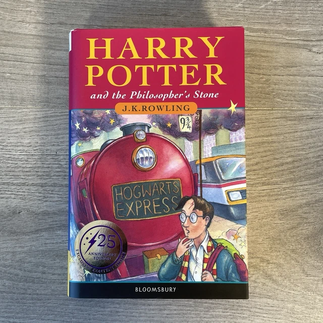 HARRY POTTER PHILOSOPHERS Stone 25th Anniversary Book Bloomsbury First ...