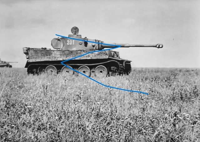 SUPER REPRO FOTO Deutsche Tiger-Panzer an der Ostfront Kursk WW2 EUR 1 ...