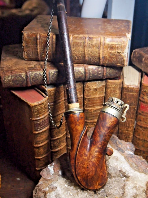 BELLE PIPE EN ronce d' érable, TYPE ULM Allemagne milieux du 19em ...