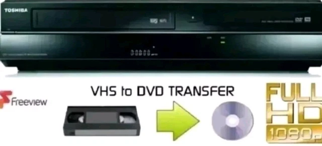 TOSHIBA VHS DVD Recorder Copy VHS to DVD New Remote & Instruction Manual DVR19 £159.99 - PicClick UK
