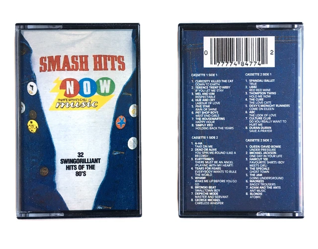 NOW : SMASH Hits of the 80's - Double Cassette - PSB, A-Ha, Wham, Dead ...
