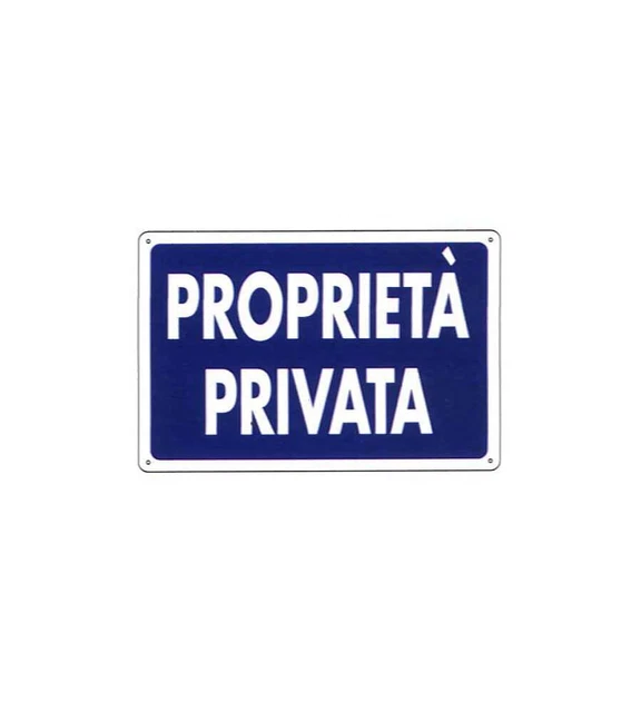 CARTELLO PROPRIETA' PRIVATA 30X 20 Plastica EUR 10,24 - PicClick IT