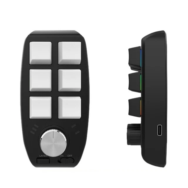 GAMING MINI PROGRAMMING Macro Keyboard RGB Custom Knob Keyboard 6 Keys ... GAMING MINI PROGRAMMING Macro Keyboard RGB Custom Knob Keyboard 6 Keys ...
