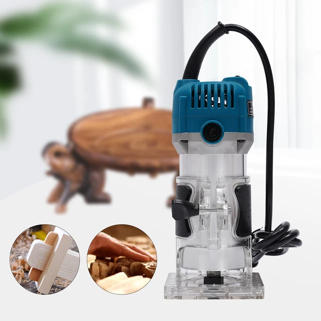 110V 800W ELECTRIC Hand Trimmer Wood Laminate Palm Router Joiner ...