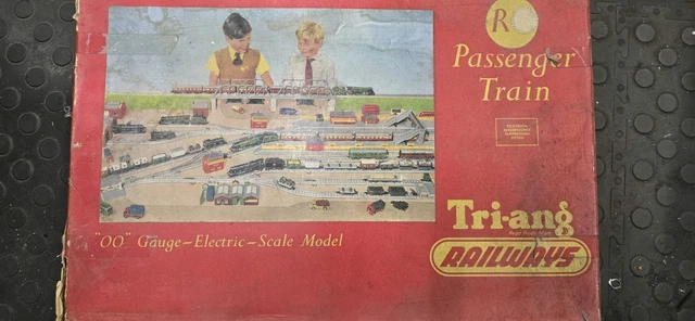 VINTAGE TRIANG OO Guage Passenger Train Set £31.88 - PicClick UK