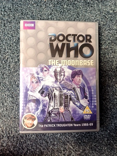 DOCTOR WHO THE MOONBASE DVD Patrick Troughton Cybermen Silver Case ...