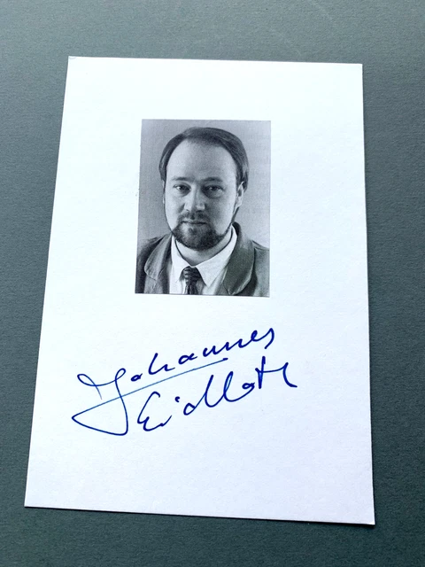 JOHANNES EIDLOTH OPERA Signed Lettercard 10x15 Autograph £12.52 ...