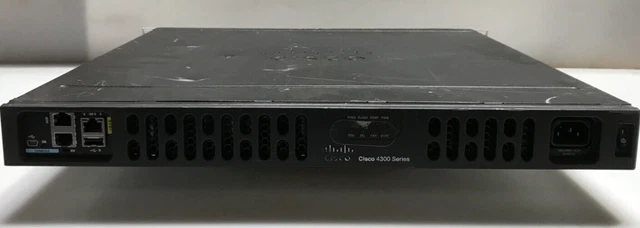 CISCO ISR 4300 Series Integrated Services Router, ISR4331/K9, C4*120 ...
