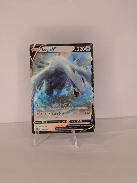 POKÉMON TCG LUGIA V Silver Tempest 138/195 Holo Ultra Rare £3.99 - PicClick UK