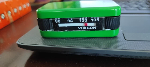 AUTORADIO D'EPOCA VOXSON tanga verde radio am-fm EUR 80,00 - PicClick FR