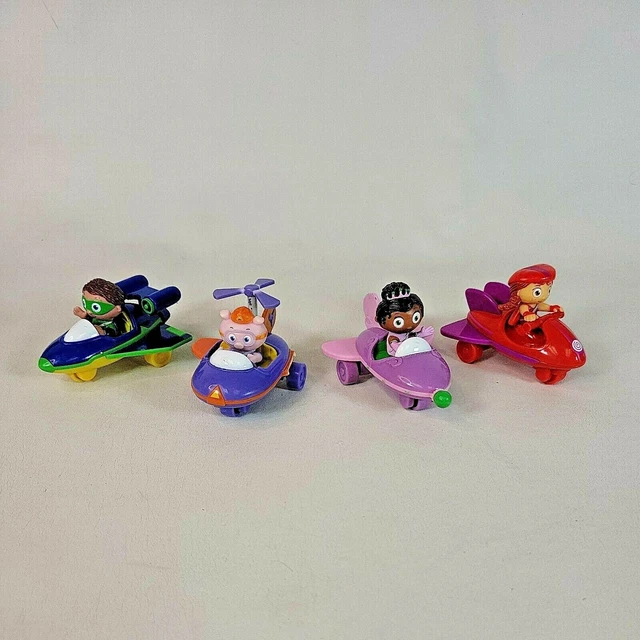 lot-of-4-pbs-super-why-flyers-vehicles-princess-pea-alpha-pig-red