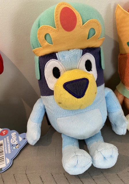 BLUEY QUEENS BINGO Episode Bluey Plush 7 Inch Moose Toys Blue Heeler £ ...