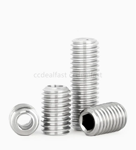 M6 M8 M10 M12 M16 Stainless Steel Hex Socket Set Screw Grub Hollow Screws Bolts $80.82 - PicClick AU