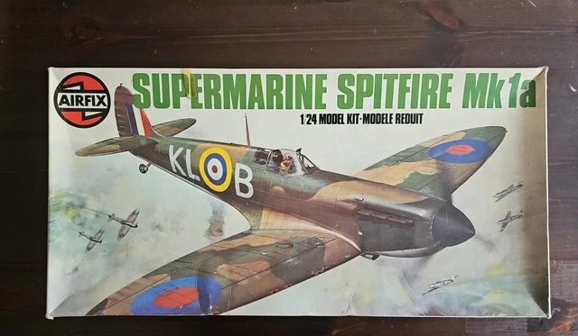 AIRFIX SUPERMARINE SPITFIRE mk1a 1/24 12001-6 1975 Model Kit £21.00 - PicClick UK