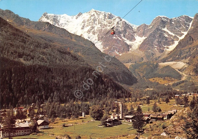 CARTOLINA MACUGNAGA PANORAMA con funivia e M. Rosa 1969 EUR 6,00 ...